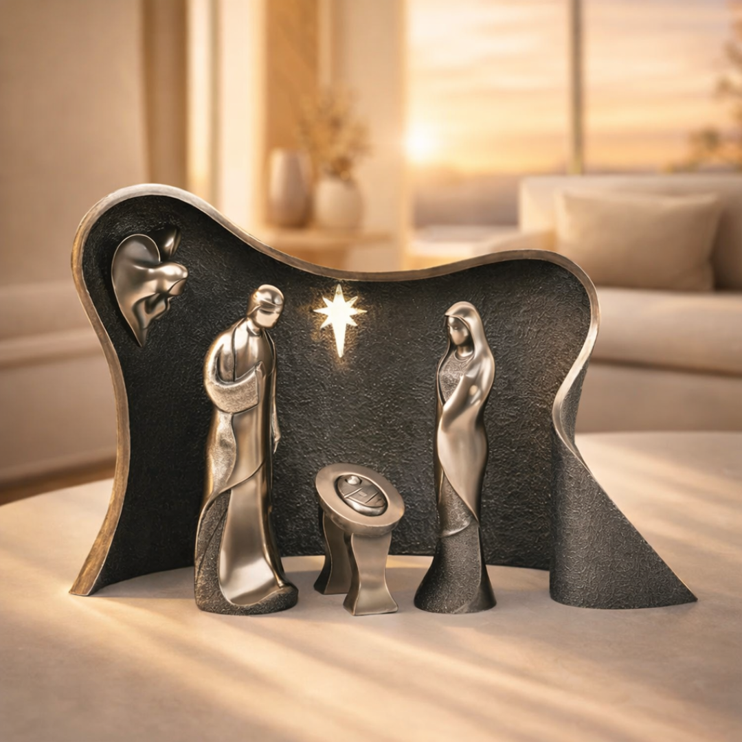 Genesis Nativity Crib | Bronze Nativity Set | Ireland & UK – Tierneys Gifts